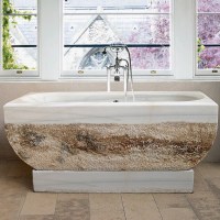 The Art of Bathing: Limestone Bathtubs by Ancient Surfaces Inspired by ...