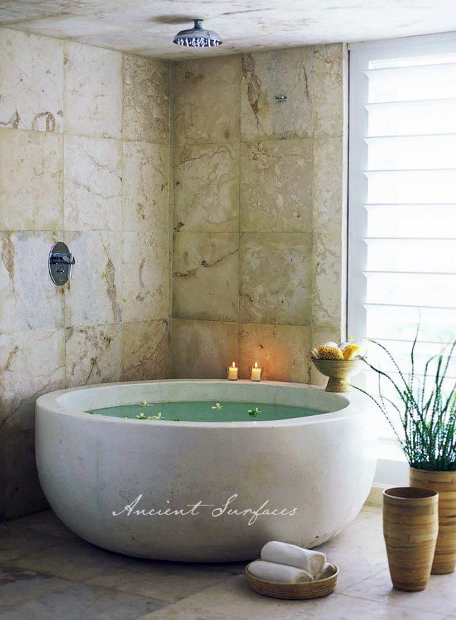 Make a Splash with Stone and Marble Bath Tubs | Stone Bathtubs by ...